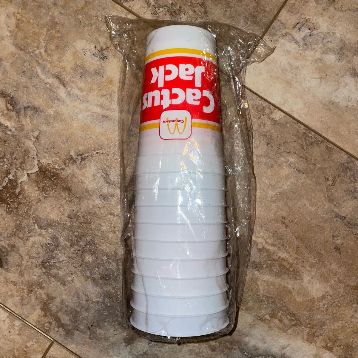 Travis Scott Travis Scott X McDonalds Cactus Jack Plastic Cup (10-Pack ...