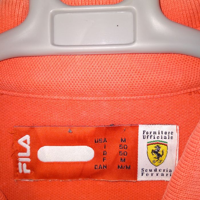 Vintage Vintage Ferrari Vodafone Shell By FILA Polo Shirts | Grailed