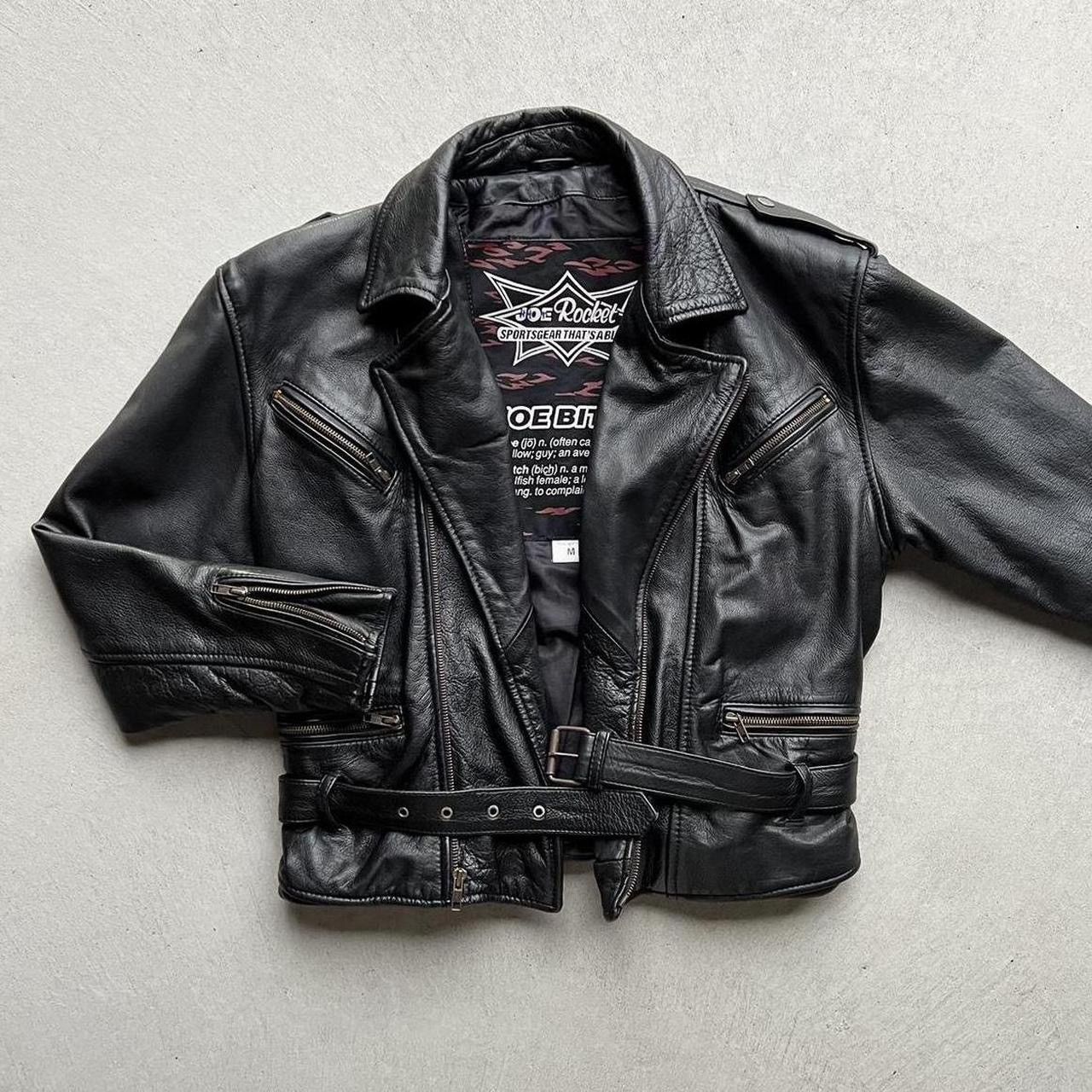 Joe Rocket joe rocket vintage leather biker jacket | Grailed