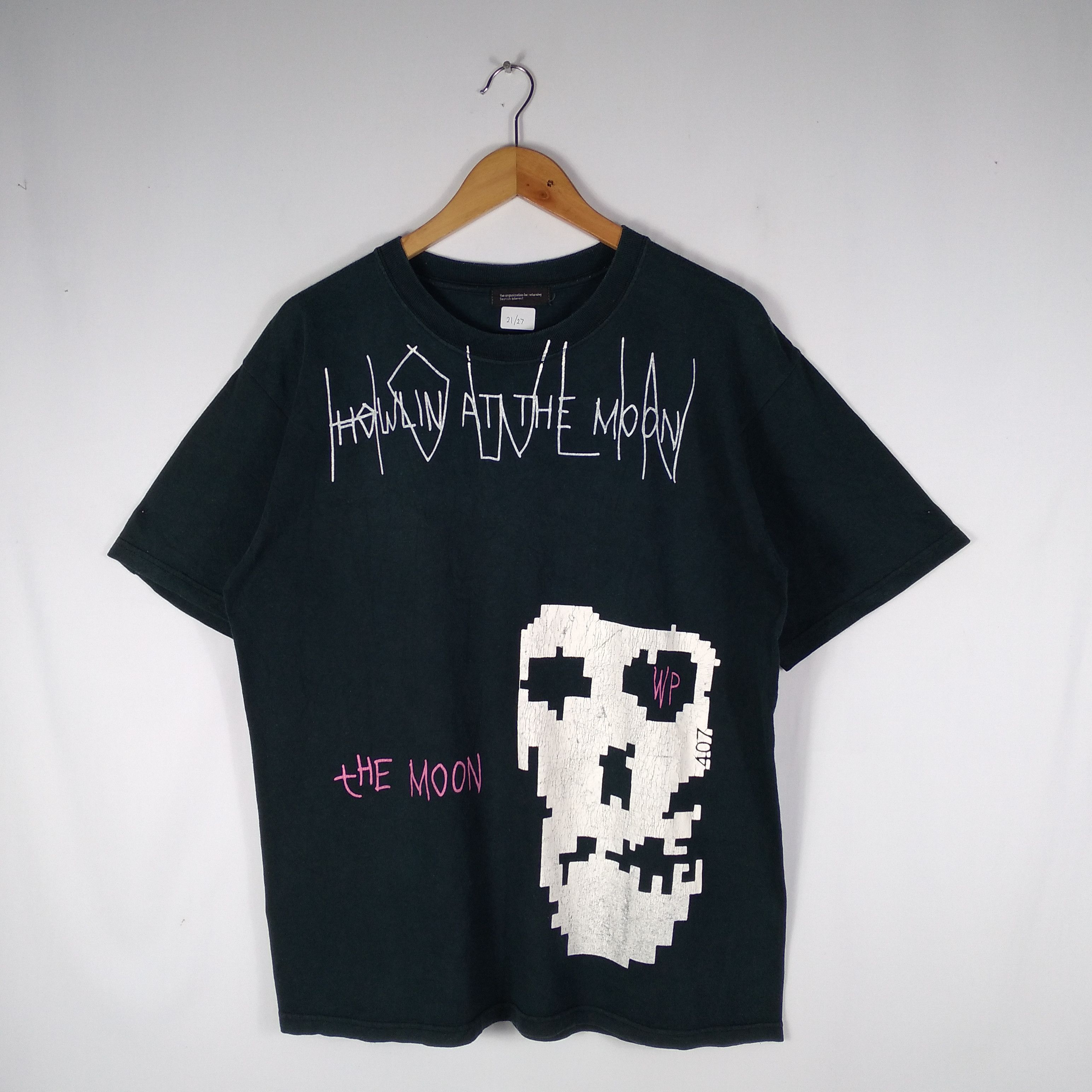 Vintage Vintage American Howlin At The Moon Skull Parody | Grailed