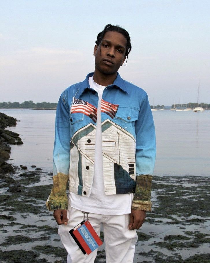 Raf Simons FW18 Calvin Klein 205W39NYC American Denim Trucker Jacket ...