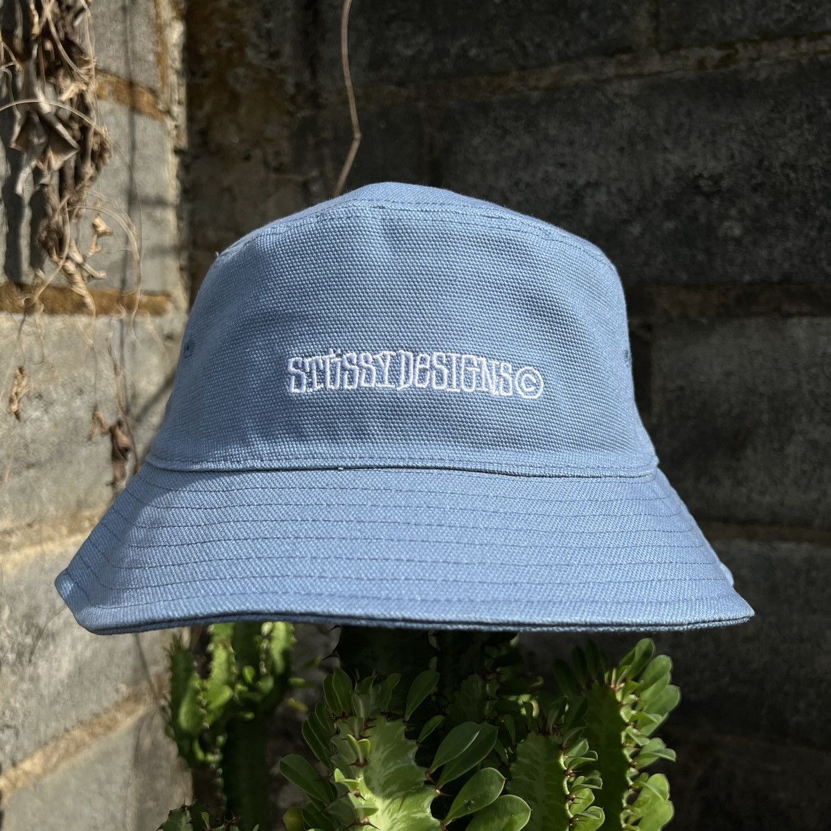 Streetwear × Stussy × Vintage LIGHT BLUE BUCKET HAT | Grailed