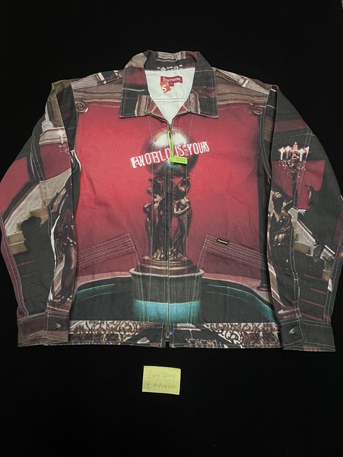 Supreme Supreme scarface the world is yours denim trucker jacket | Grailed