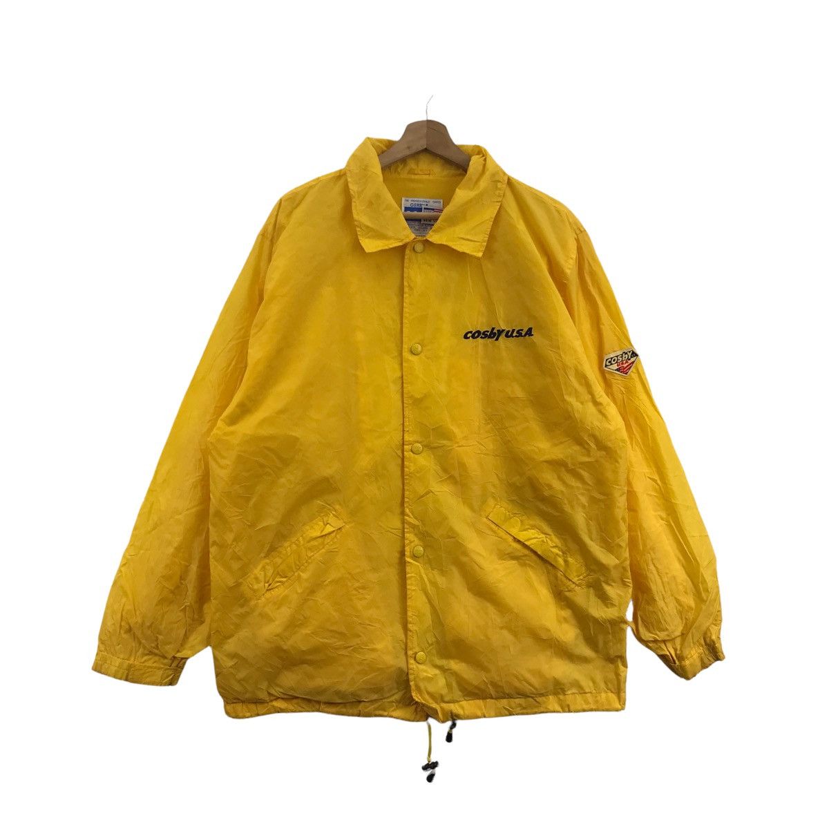 Vintage Vintage 90s COSBY USA Flag Windbreaker Coach Jacket Varsity ...