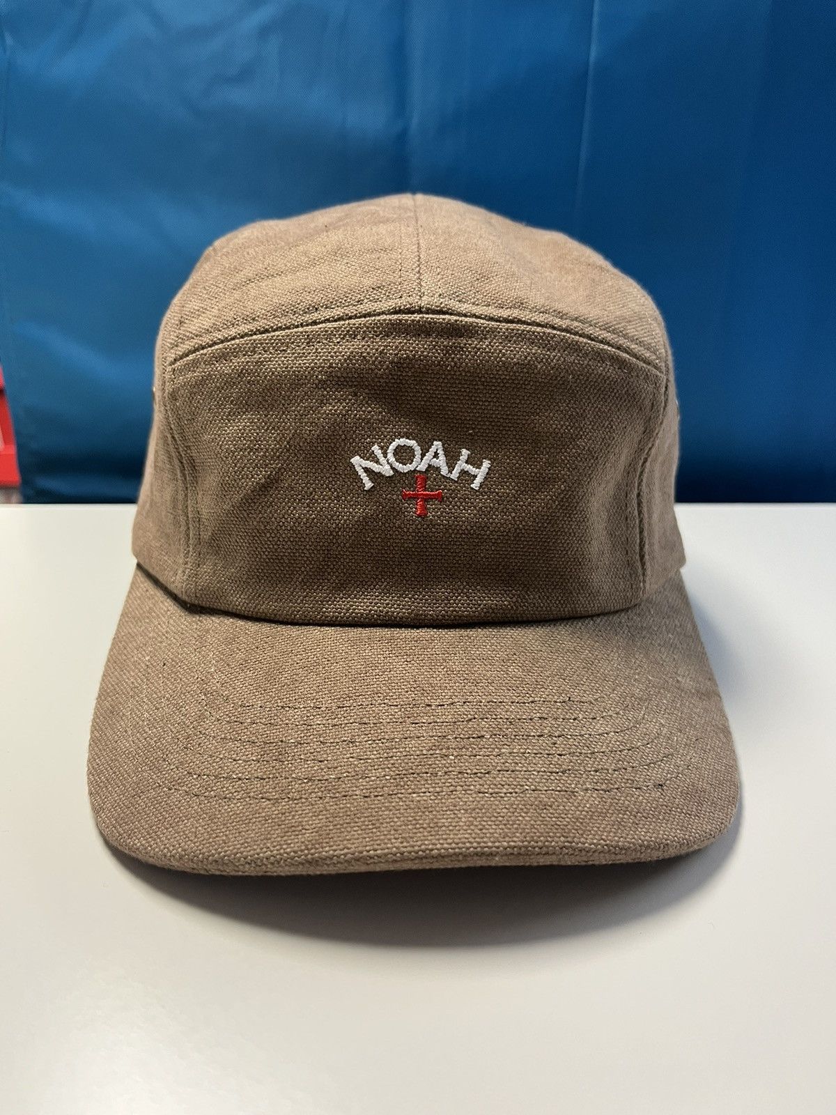 Noah Noah Core Logo Hemingway Cap Dark Sand FW22 | Grailed