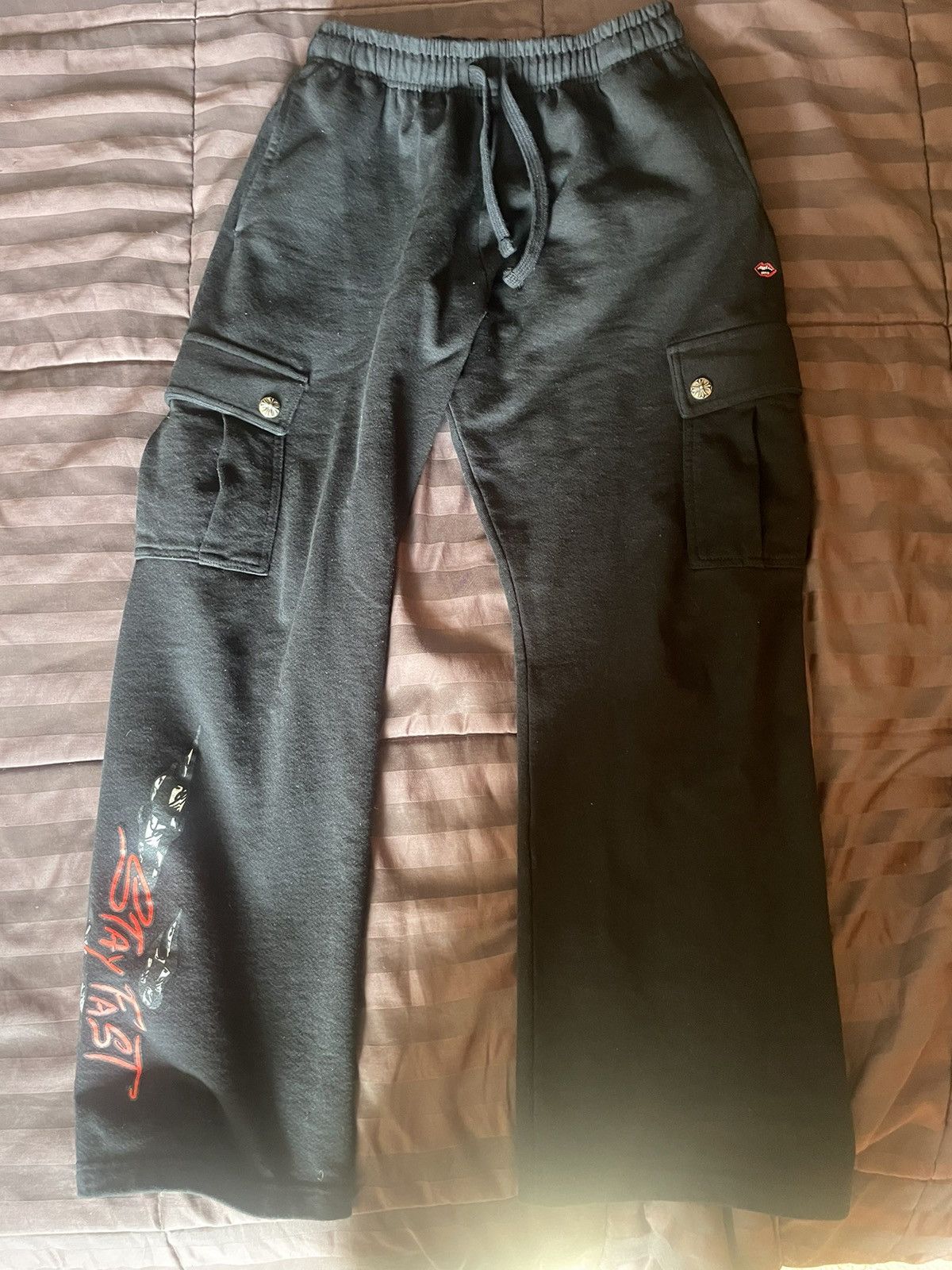 Chrome Hearts Chrome Hearts x Matty Boy Stay Fast Sweatpants | Grailed