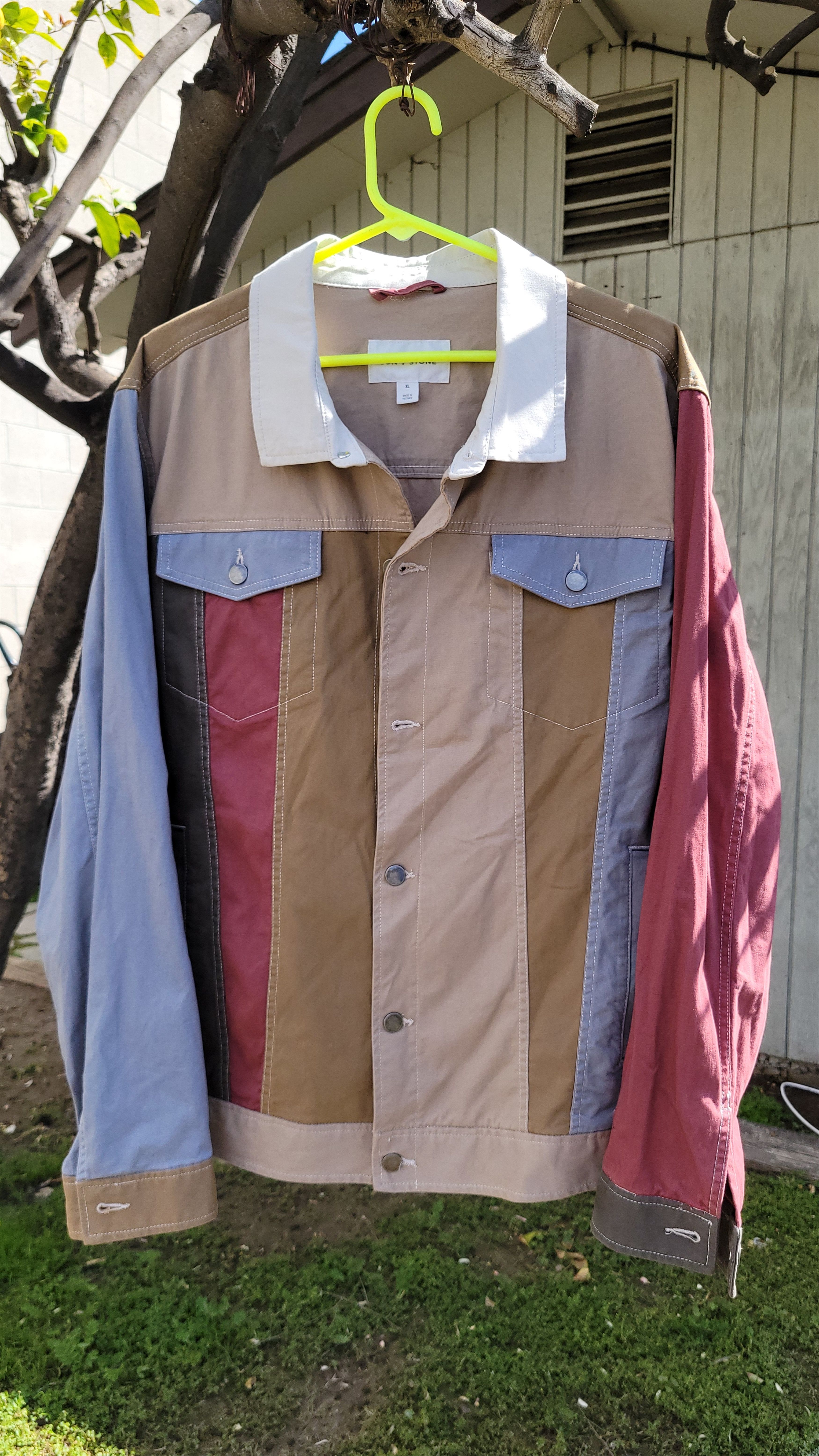 Levi's Sun + Stone multi color denim jacket | Grailed