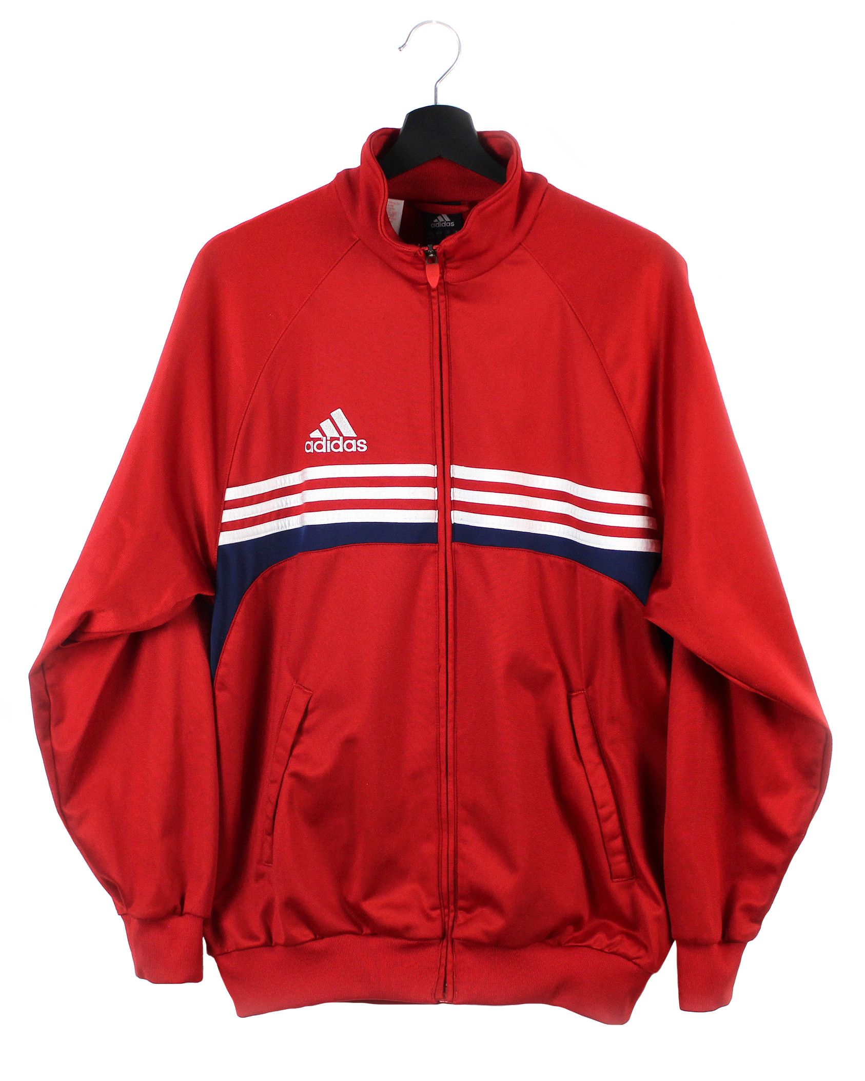 Adidas Y2k 2000s vintage adidas Equipment track jacket red nylon | Grailed