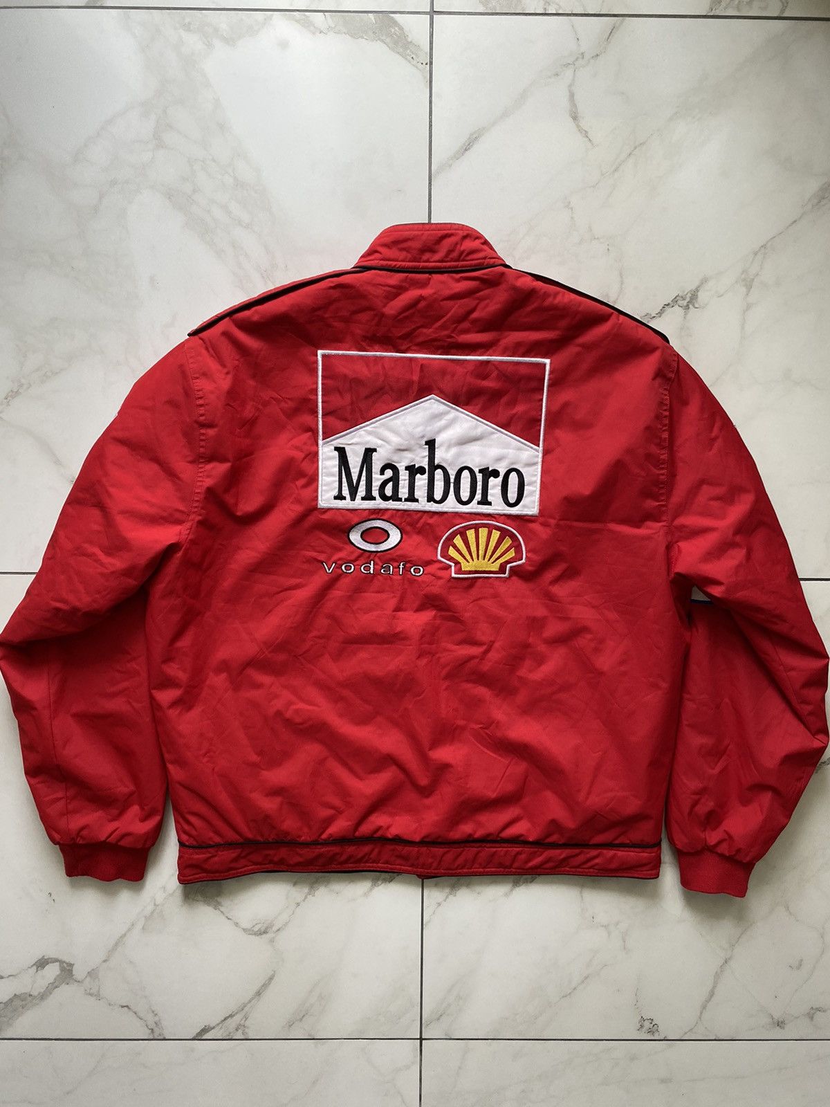 Marlboro Vintage Marlboro Ferrari F1 Racing Jacket | Grailed