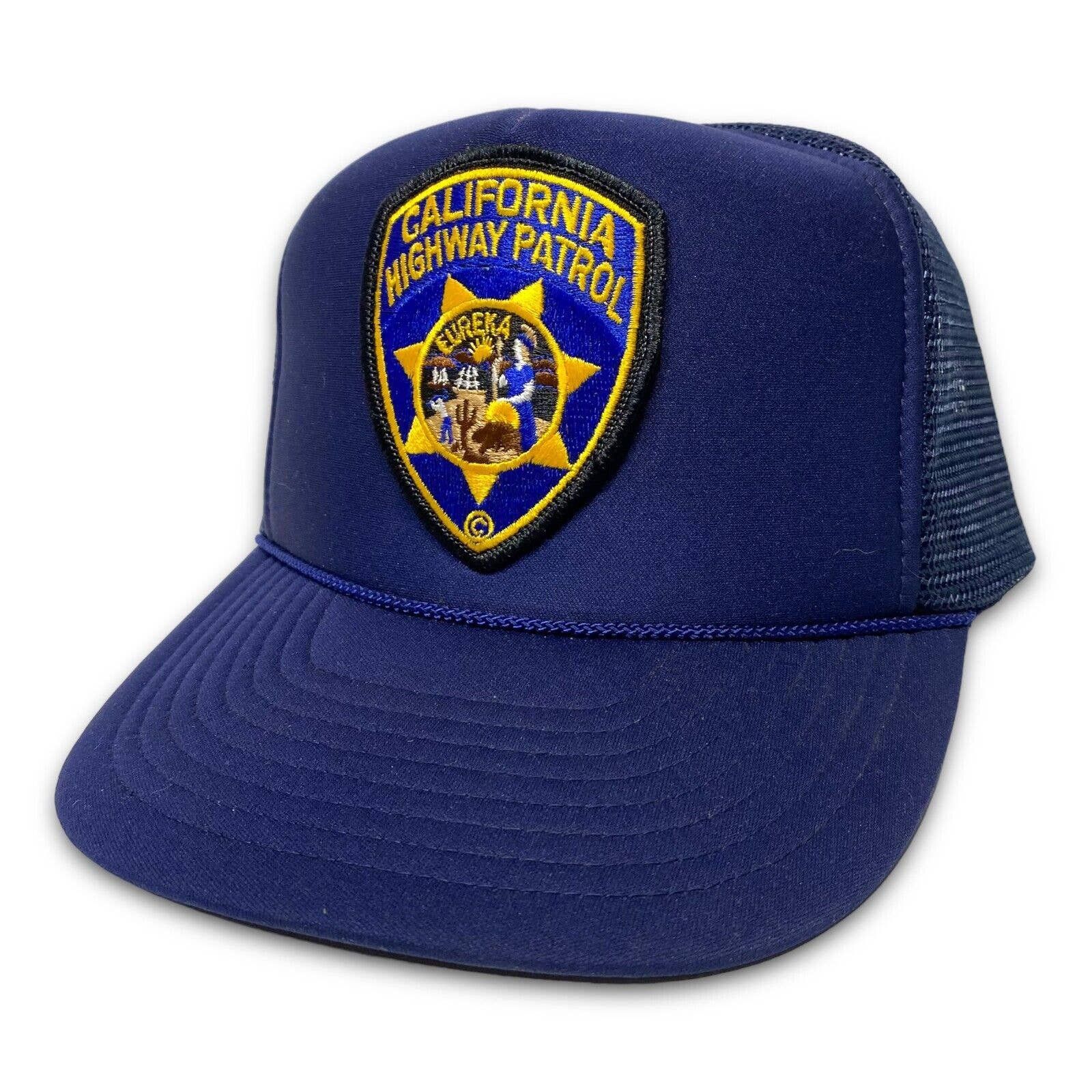 Vintage Vintage California Highway Patrol Patch Trucker Hat | Grailed