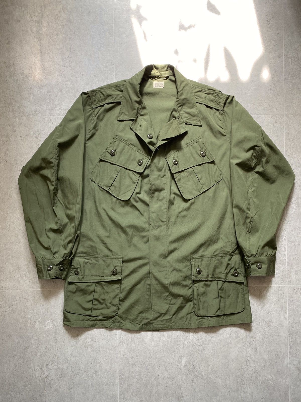 Vintage Super Rare 60's US ARMY 1st Pattern Jungle Tropical Jacket ...