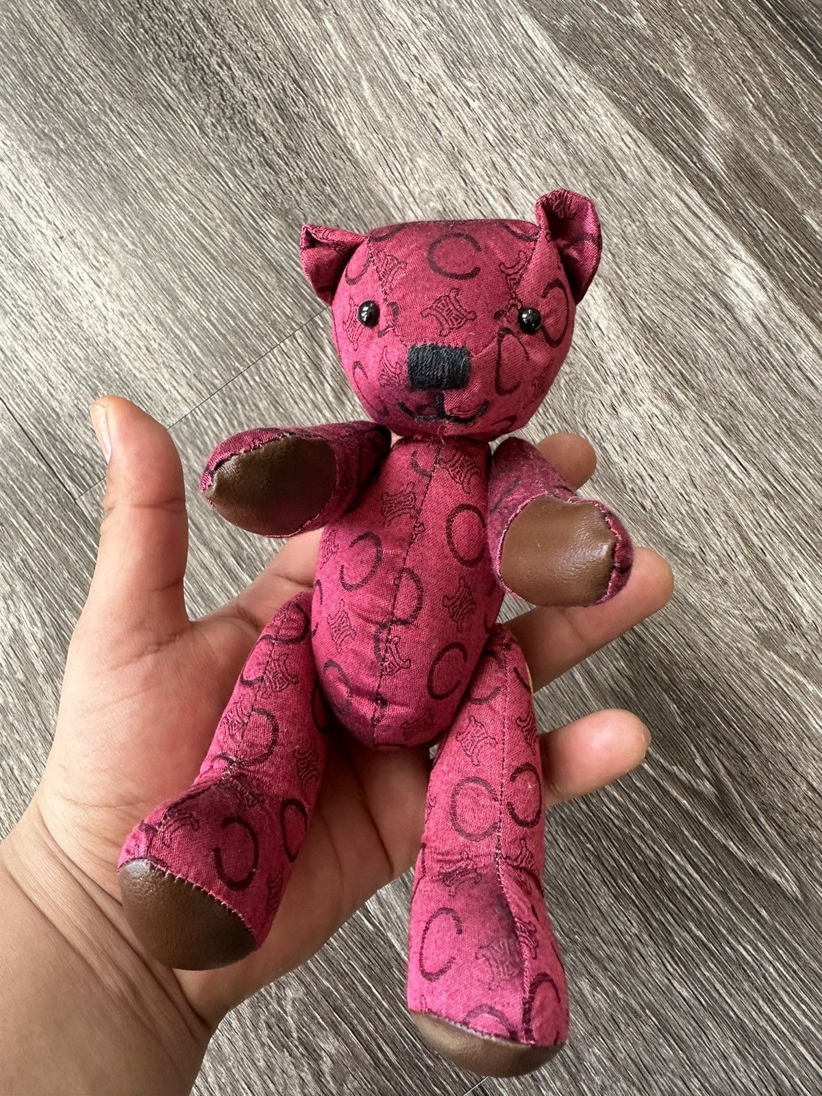 Celine Celine Teddy Bear Plush Red Wine Stuffed Animal | Grailed