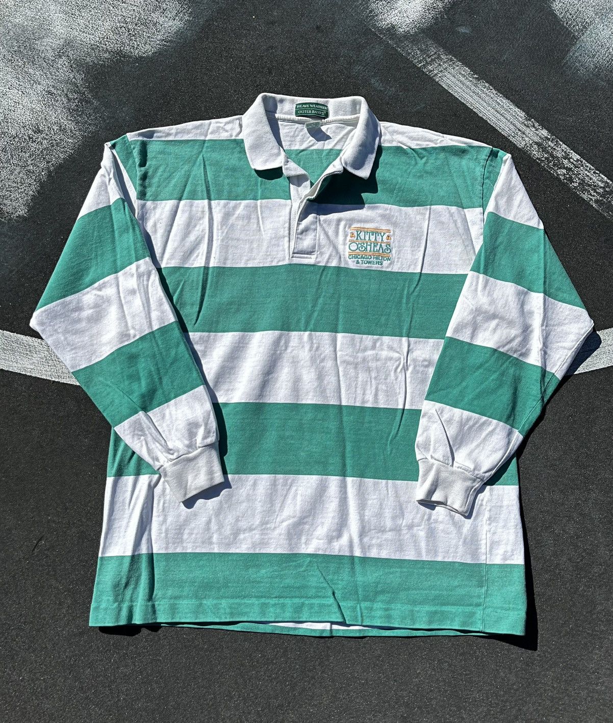 Vintage Vintage Kitty O’Sheas Chicago Rugby Polo Shirt Outer Banks ...