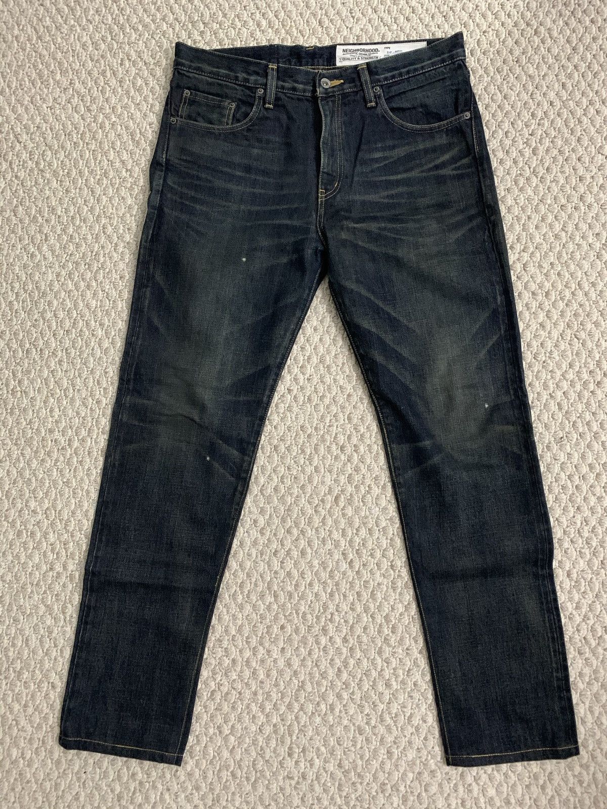 Neighborhood Neighborhood Original Denim Washed Deep Mid Size Large ...