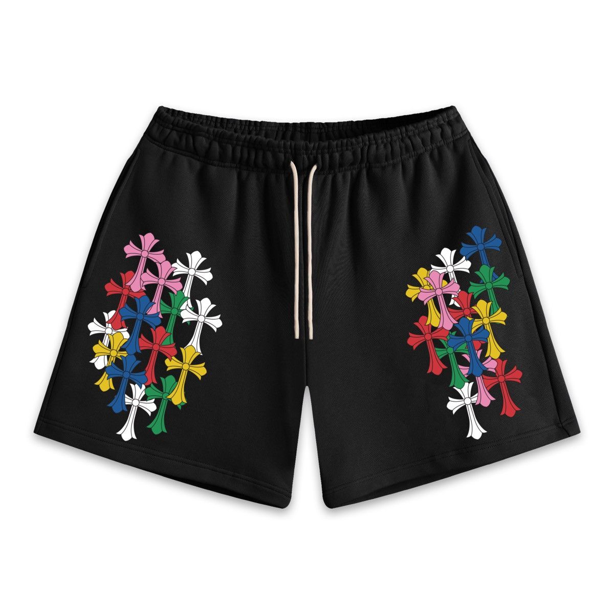 Bravest Studios CROSS MESH SHORTS *CHROME HEARTS INSPO* (XXL) | Grailed