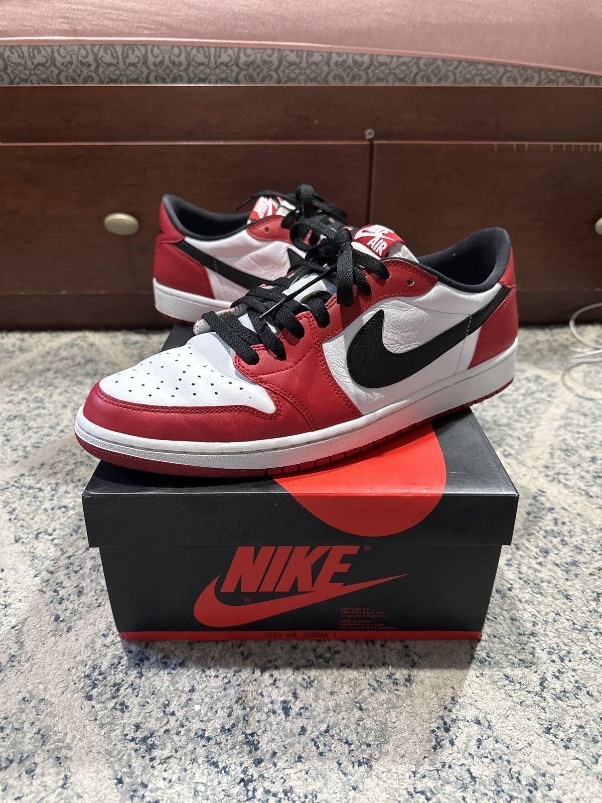 Jordan Brand × Nike × Vintage Rare Jordan 1 Low Retro “Chicago” | Grailed