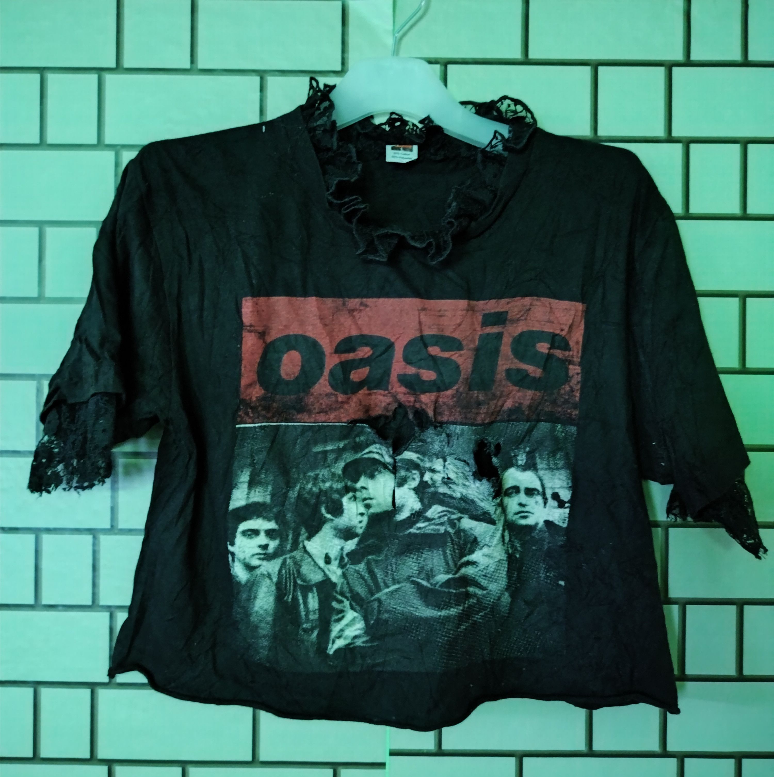 Band Tees 💥RARE💥Vintage Oasis Britpop Band Distressed 90s Tshirt | Grailed
