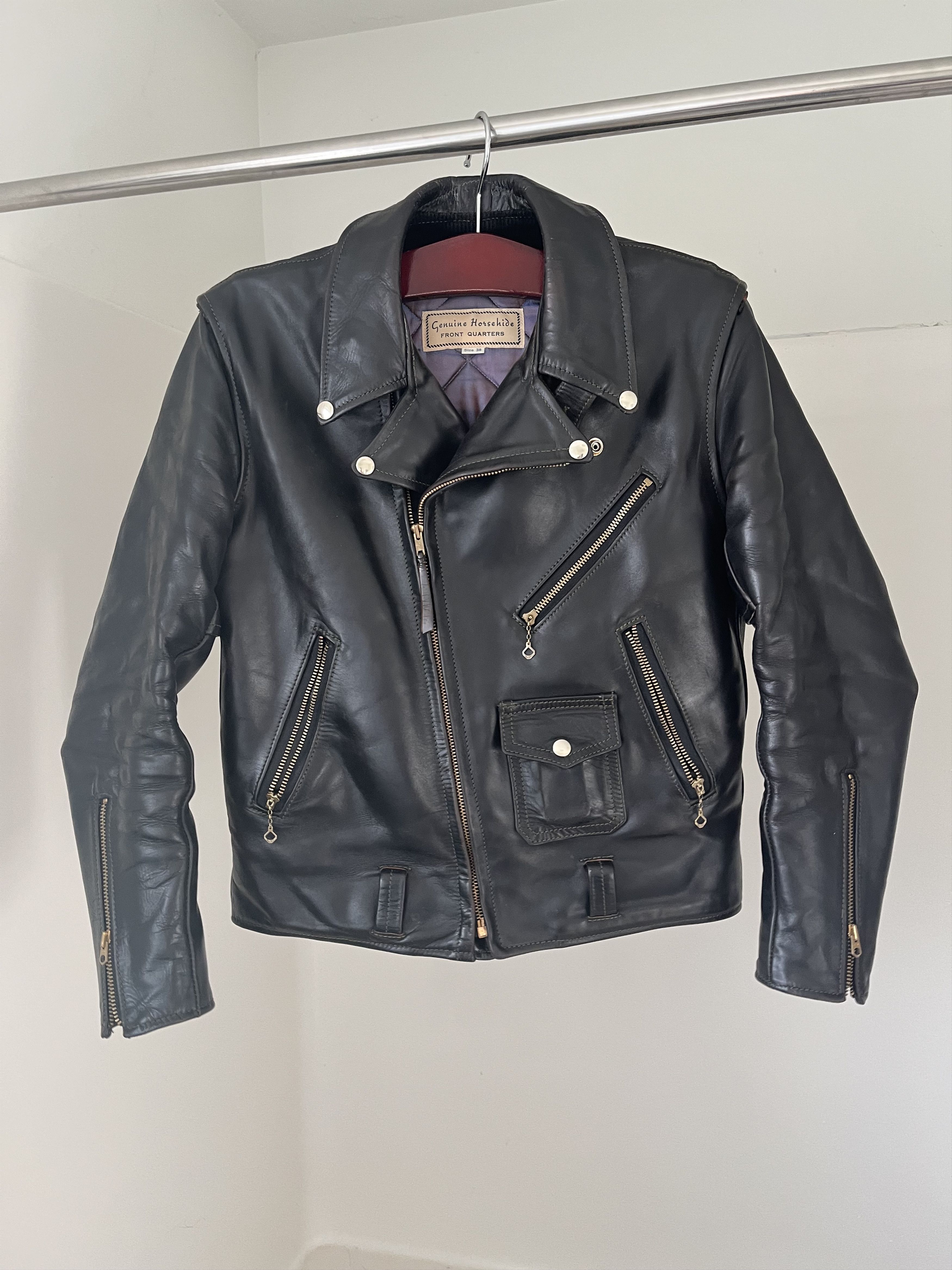 Aero Leather Aero Indian Ranger (Ridley Slim Fit) Horsehide Jacket ...