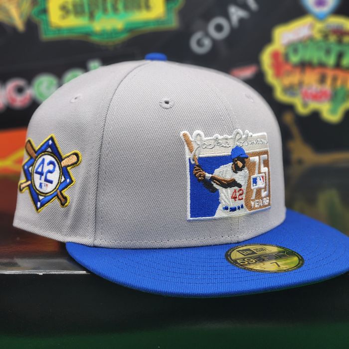 New Era Sz 7 Exclusive Fitteds Brooklyn Dogers "Jackie Robinson" Cap ...