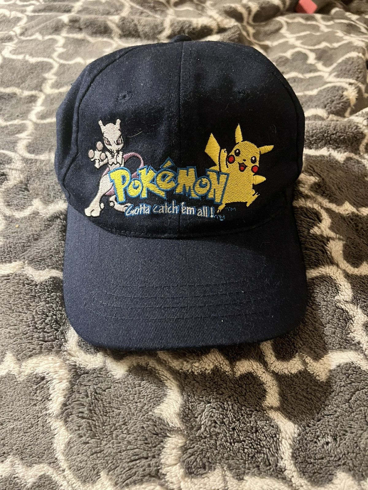 Vintage Vintage 1990 Pokémon Hat Cap Mewtwo / Pikachu RARE | Grailed