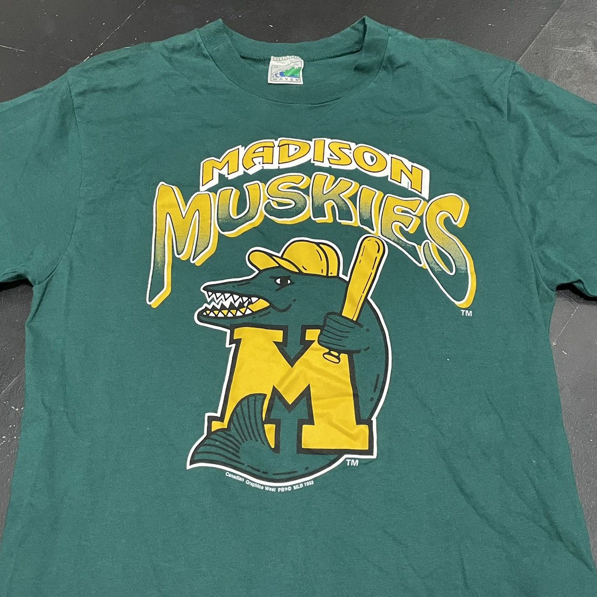 Vintage 1993 Madison Muskies minor league baseball 90s Sports | Grailed