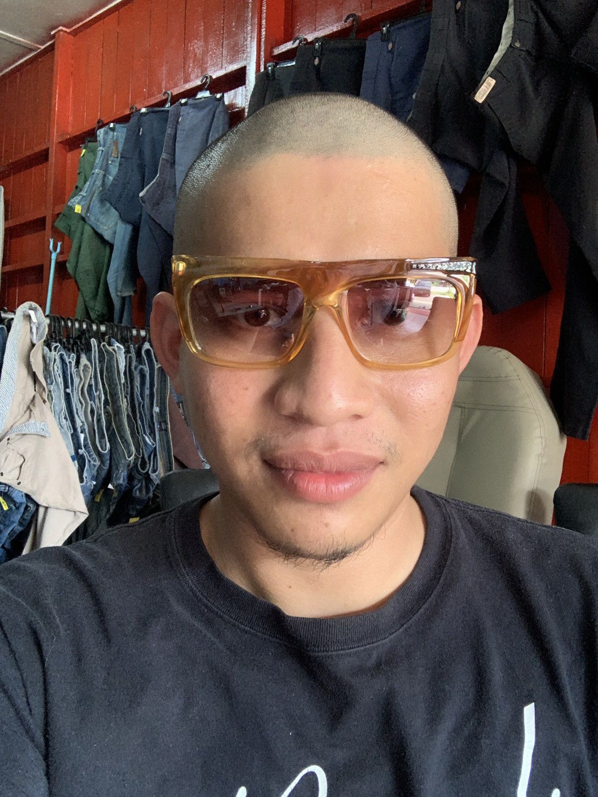 Dior RARE ChristianDior Amber Tiger Print Vtg SHIELD Sunglasses | Grailed