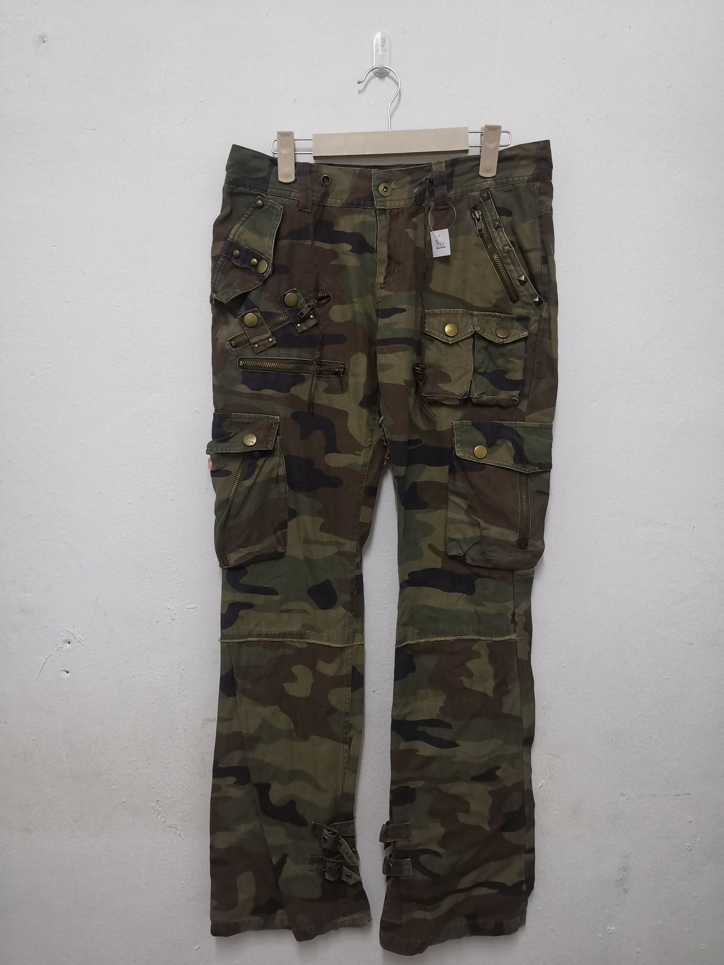 Camo × Free Style × Japanese Brand Clone Devgru Camo Cargo Pant Nice Design Bondage Style | Grailed