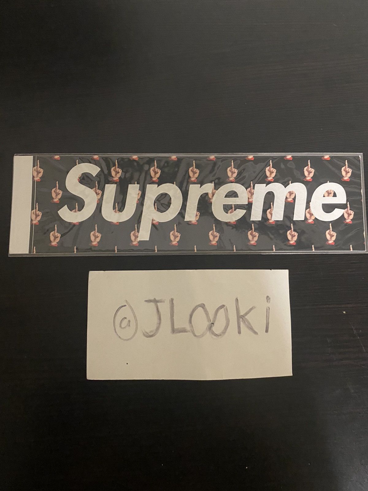 Supreme Supreme Undercover Middle Finger Box Logo Sticker | Grailed