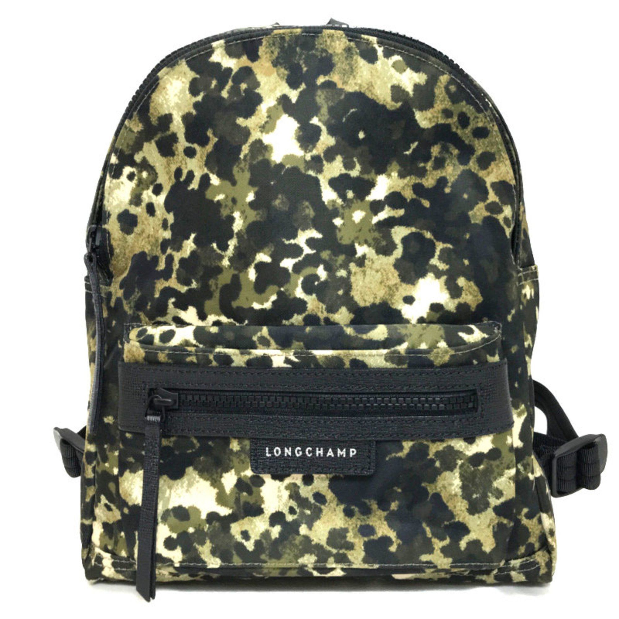 Longchamp Longchamp LONG CHAMP rucksack backpack camouflage leather ...