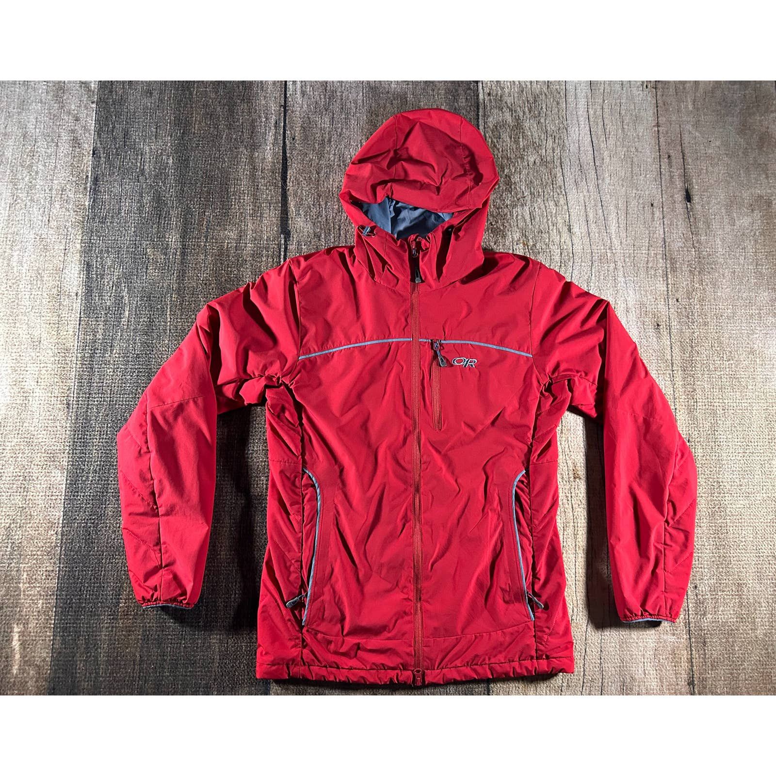 Outdoor Research Outdoor Research Razoredge Hooded PrimaLoft Red Jacket ...