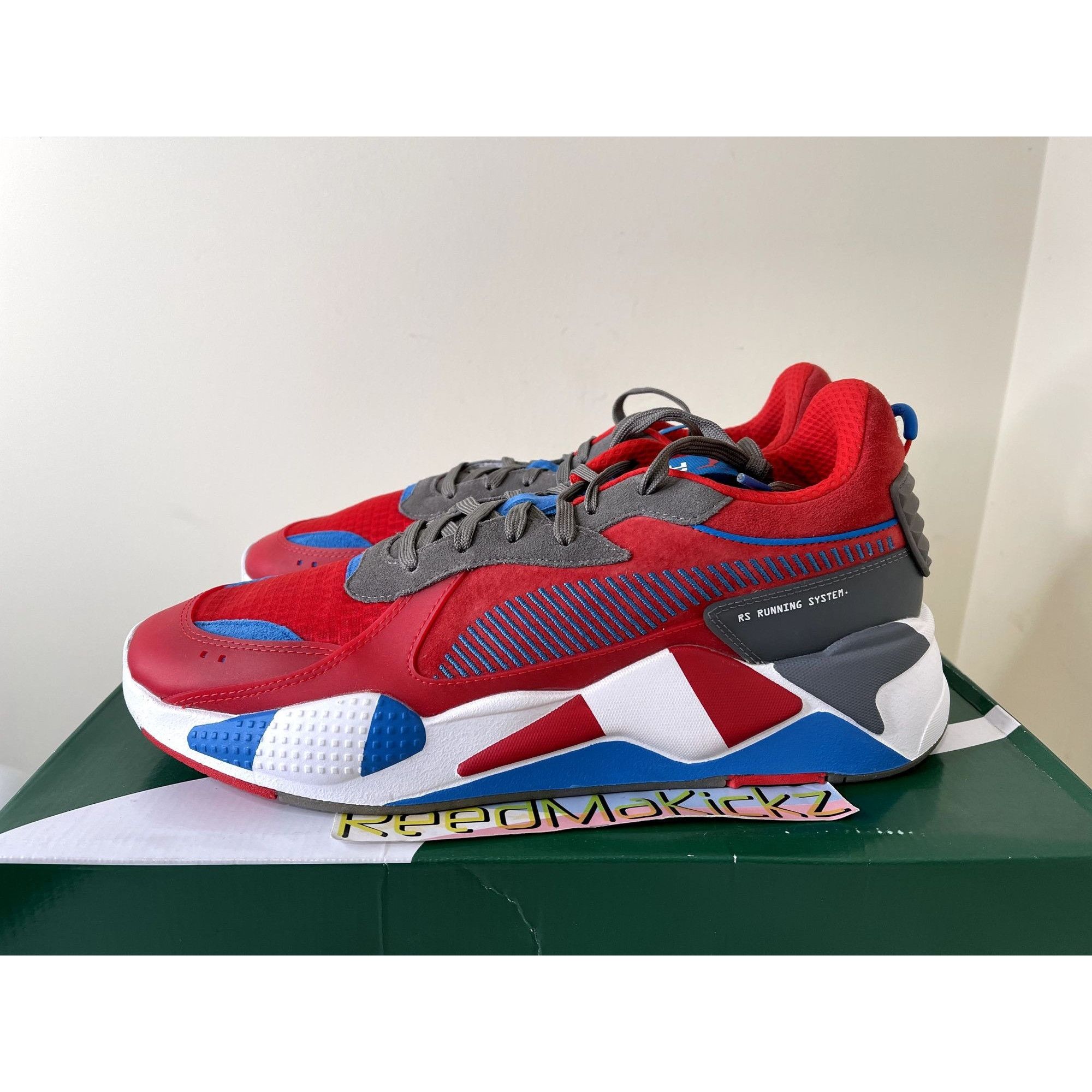 Puma PUMA RS-X Retro Red Steel PRE OWNED Mens 13us | Grailed