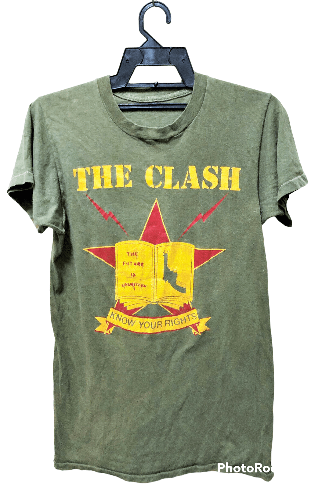 Vintage 80s THE CLASH KNOW YOUR RIGHT T-SHIRT | Grailed