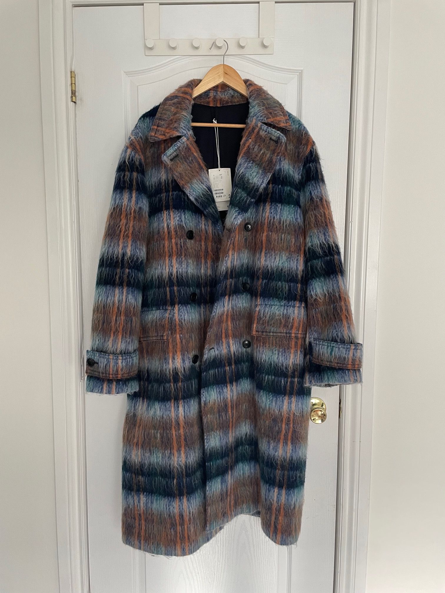 Cos Double Breasted Check Coat | Grailed