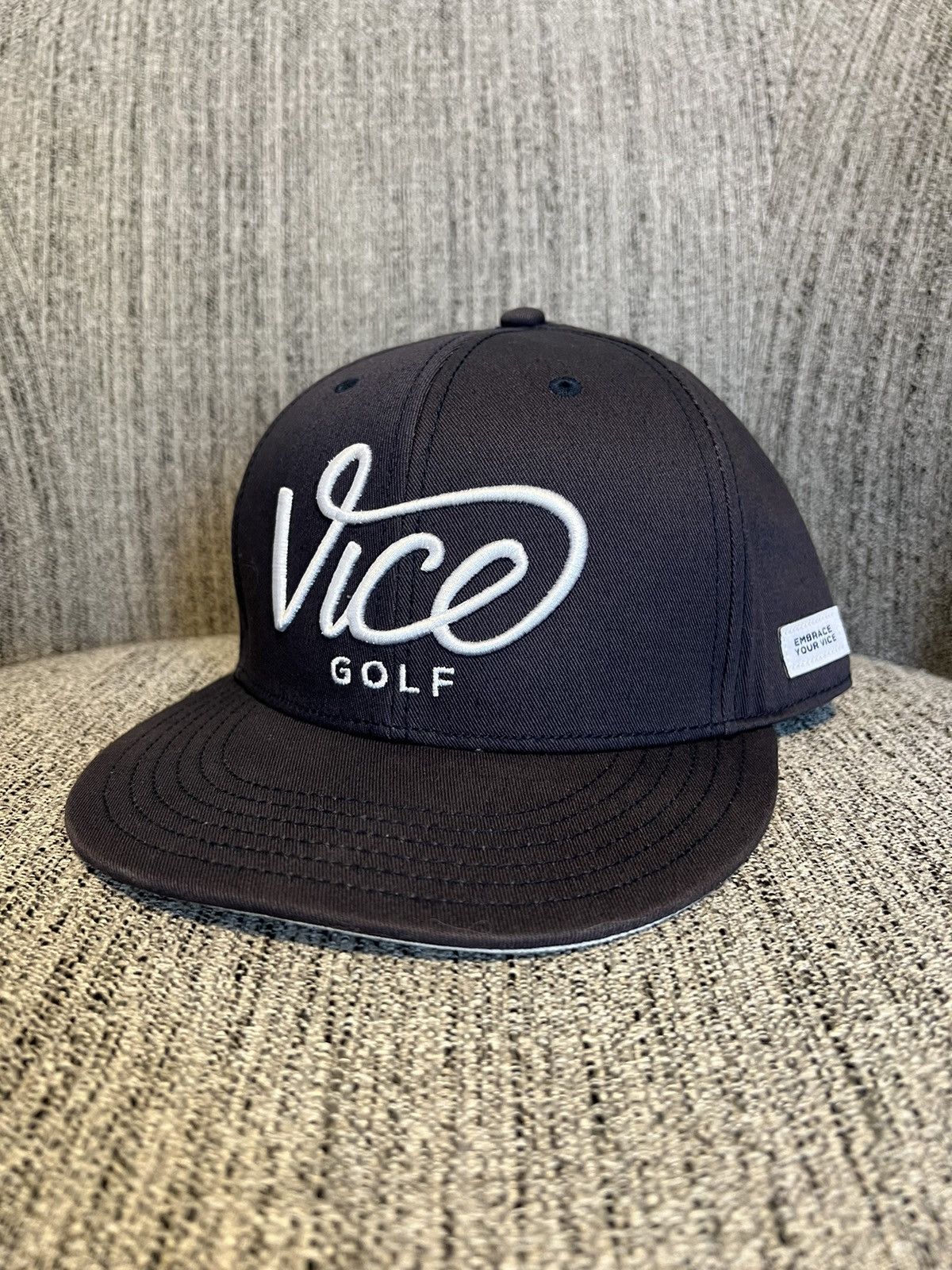 Vice Vice Golf SnapBack Hat Blue White | Grailed