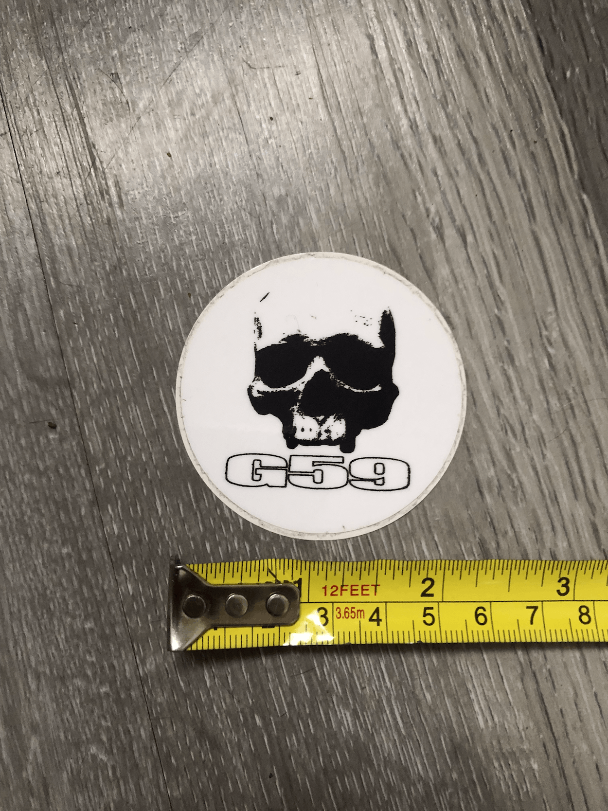 Pouya & $uicideboy$ Merch 🆕 G59 💀 skull logo circle sticker | Grailed