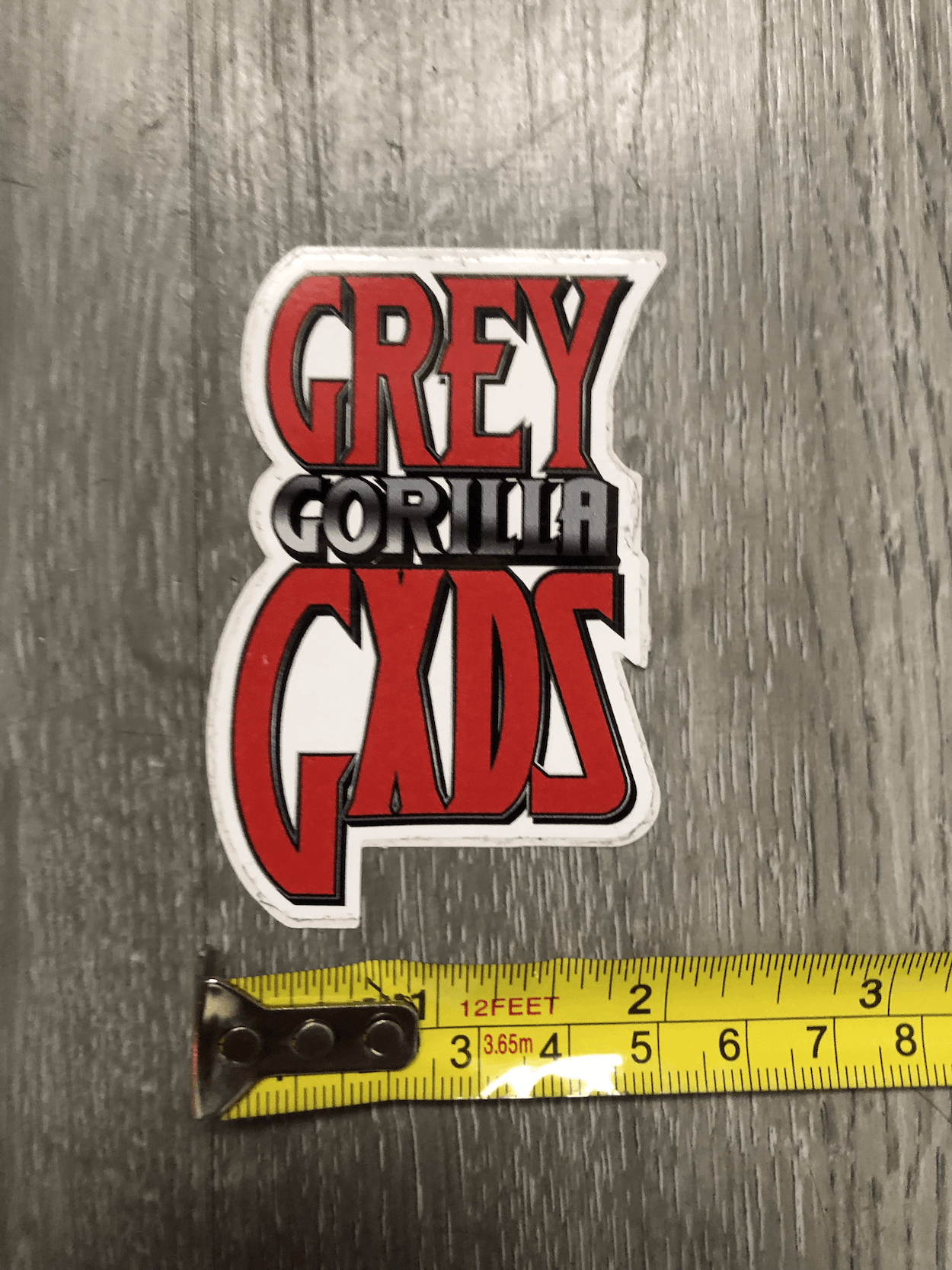 G59 Records GREY GORILLA GXDS 3d logo Sticker 🦍 by Ramirez | Grailed