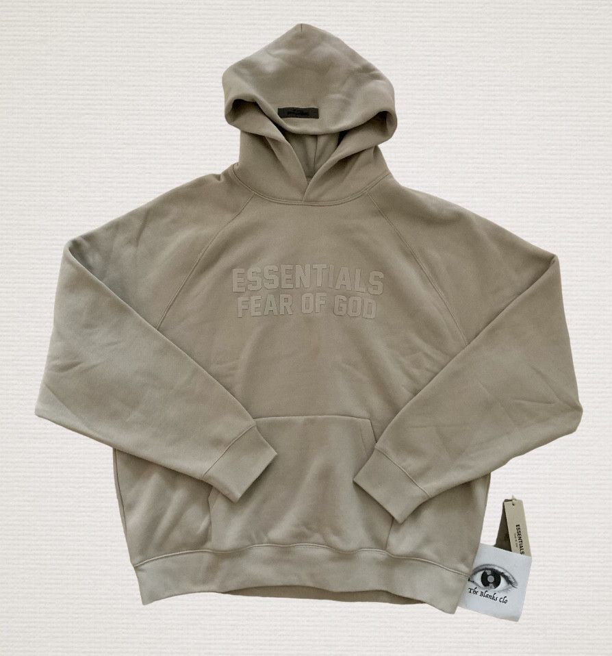 Fear of God Essentials Hoodie Smoke | Grailed