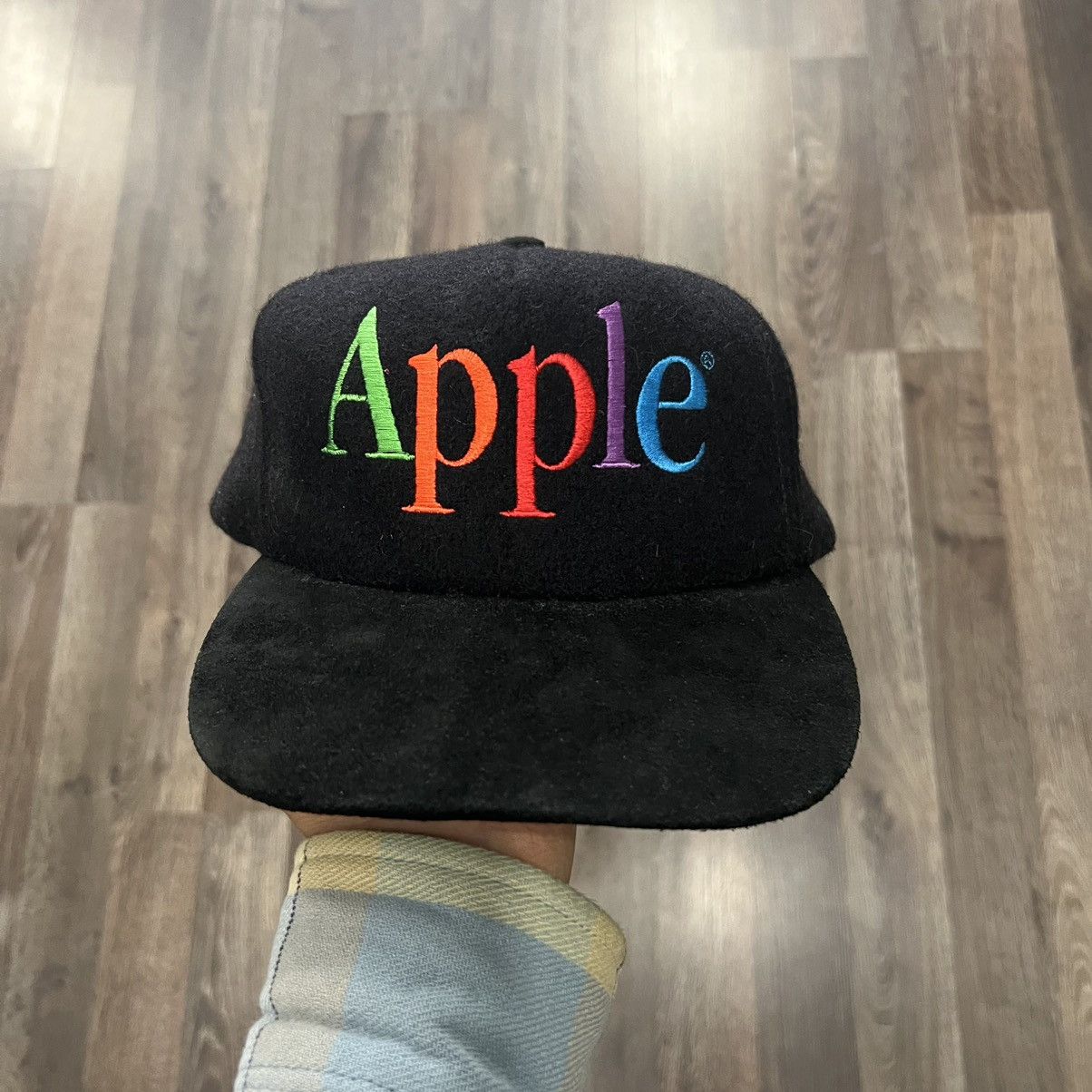 Apple × Streetwear × Vintage Vintage wool Apple computer hat 90s | Grailed