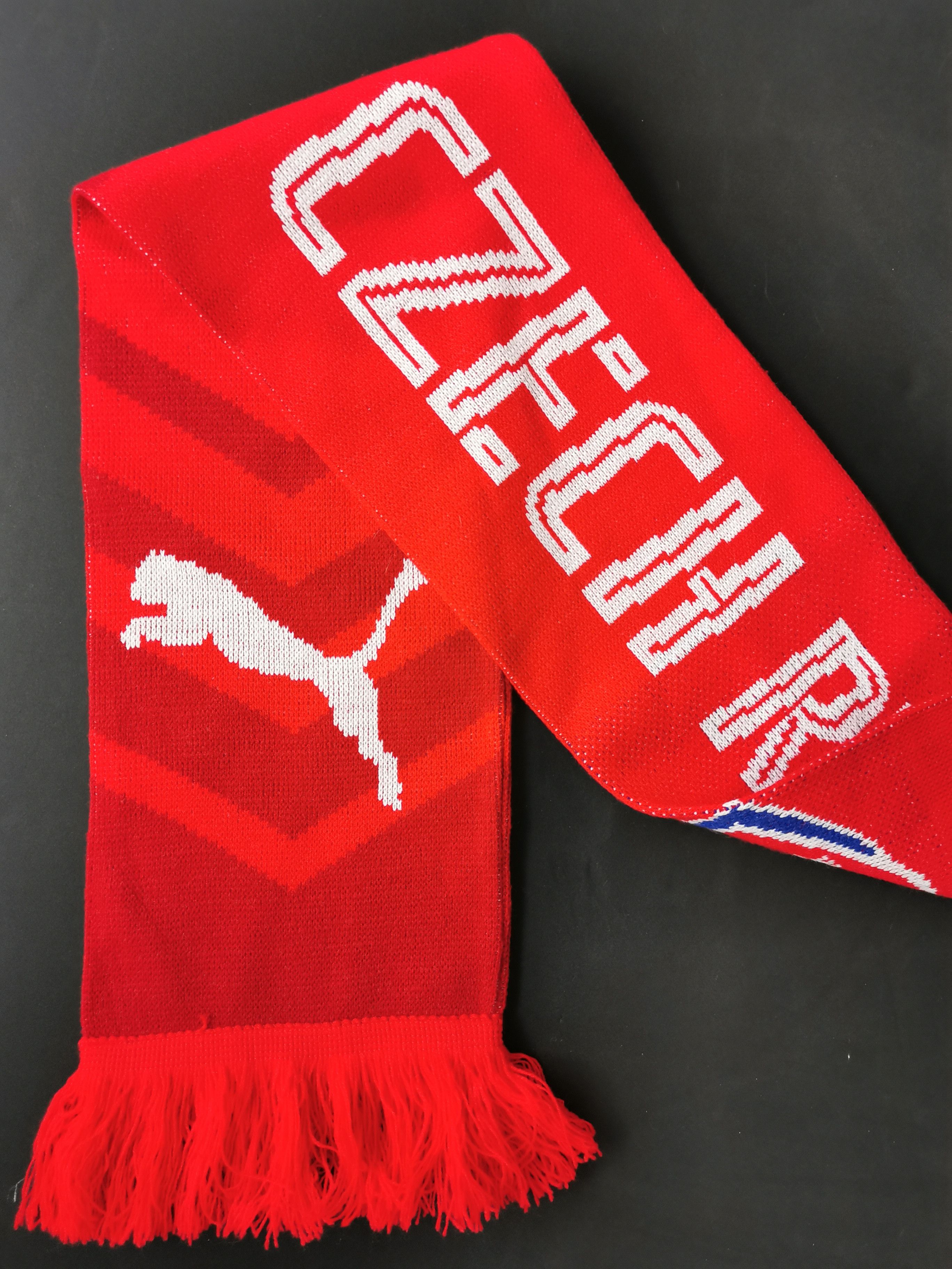 Puma Puma Czech Republic football scarf fan OS unisex BNWT | Grailed