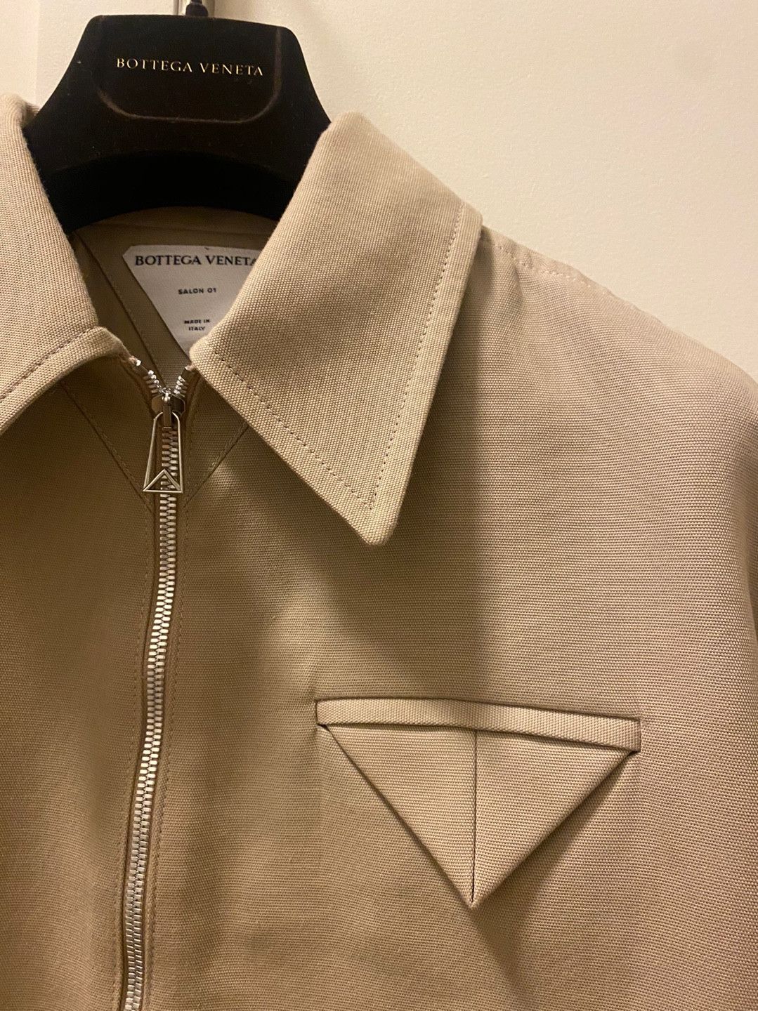 Bottega Veneta Salon 01 Canvas Jacket-Beige | Grailed