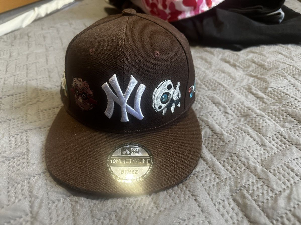 STILLZ × Slumpy Kev SlumpyKev x Stillz Bad Bunny Brown Pokémon Fitted ...