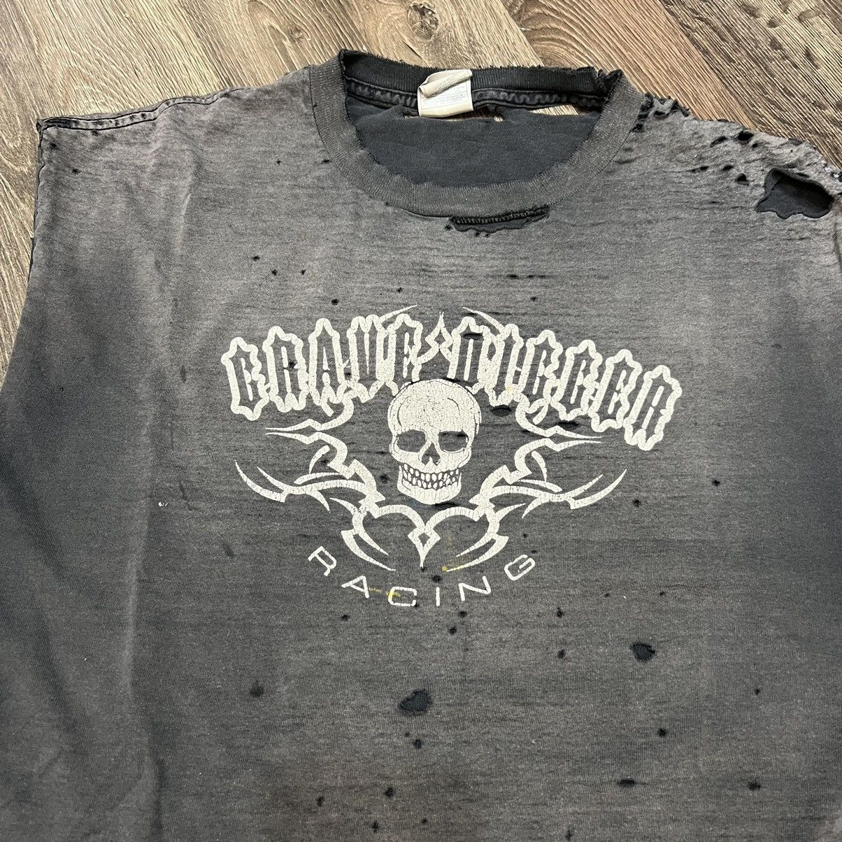 Vintage Thrashed vintage gold digger Racing shirt | Grailed