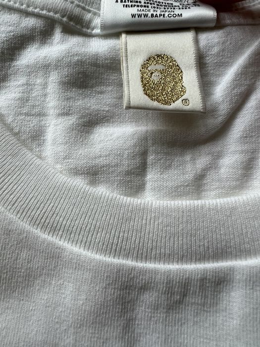 Bape Bape New York 6th Anniversary T-shirt White Bathing Ape 2010 | Grailed