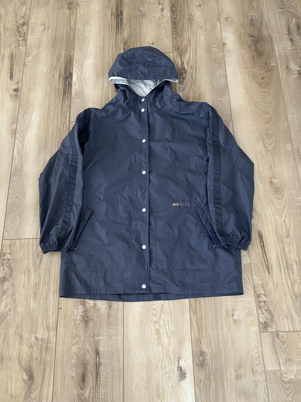 Nike × Streetwear × Vintage 90s Nike hooded rain jacket | Grailed