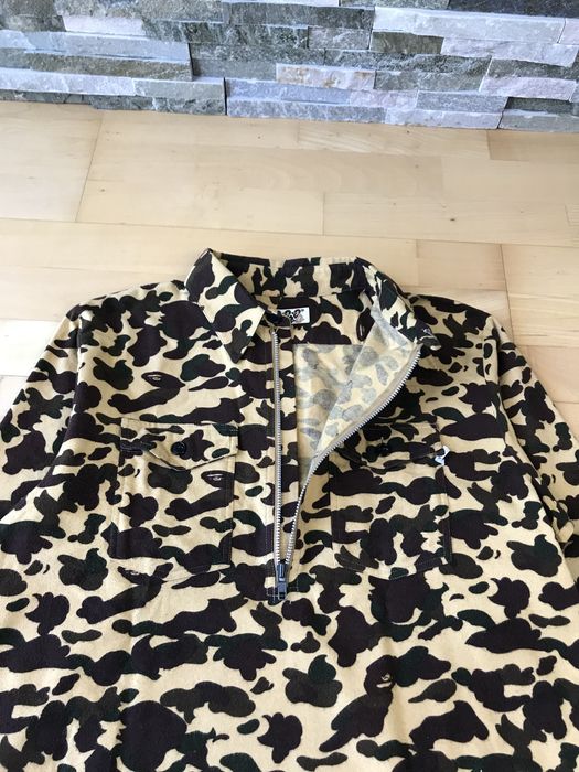 Bape Bape OG Camo Pattern Halfzip | Grailed