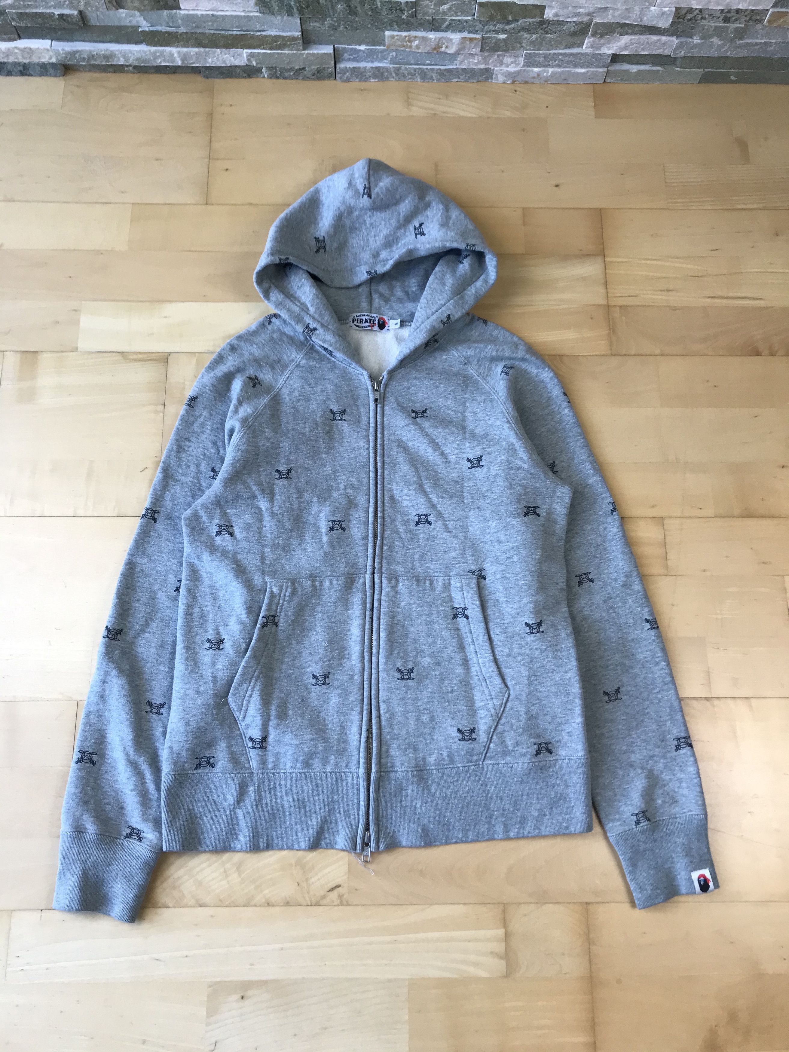 Bape Bape Pirate Store Logo Zip Up | Grailed