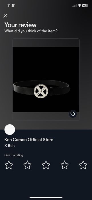 Playboi Carti Ken Carson X Man Belt Black | Grailed