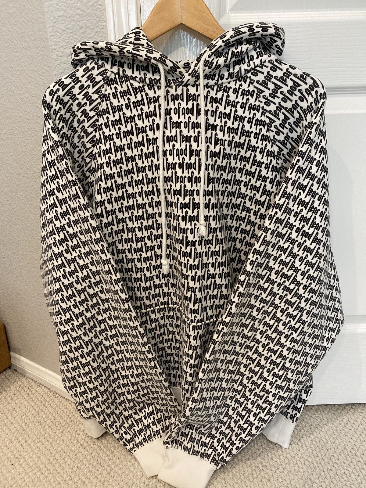 FOG × Pacsun Fear of God FOG All Over Print Hoodie | Grailed