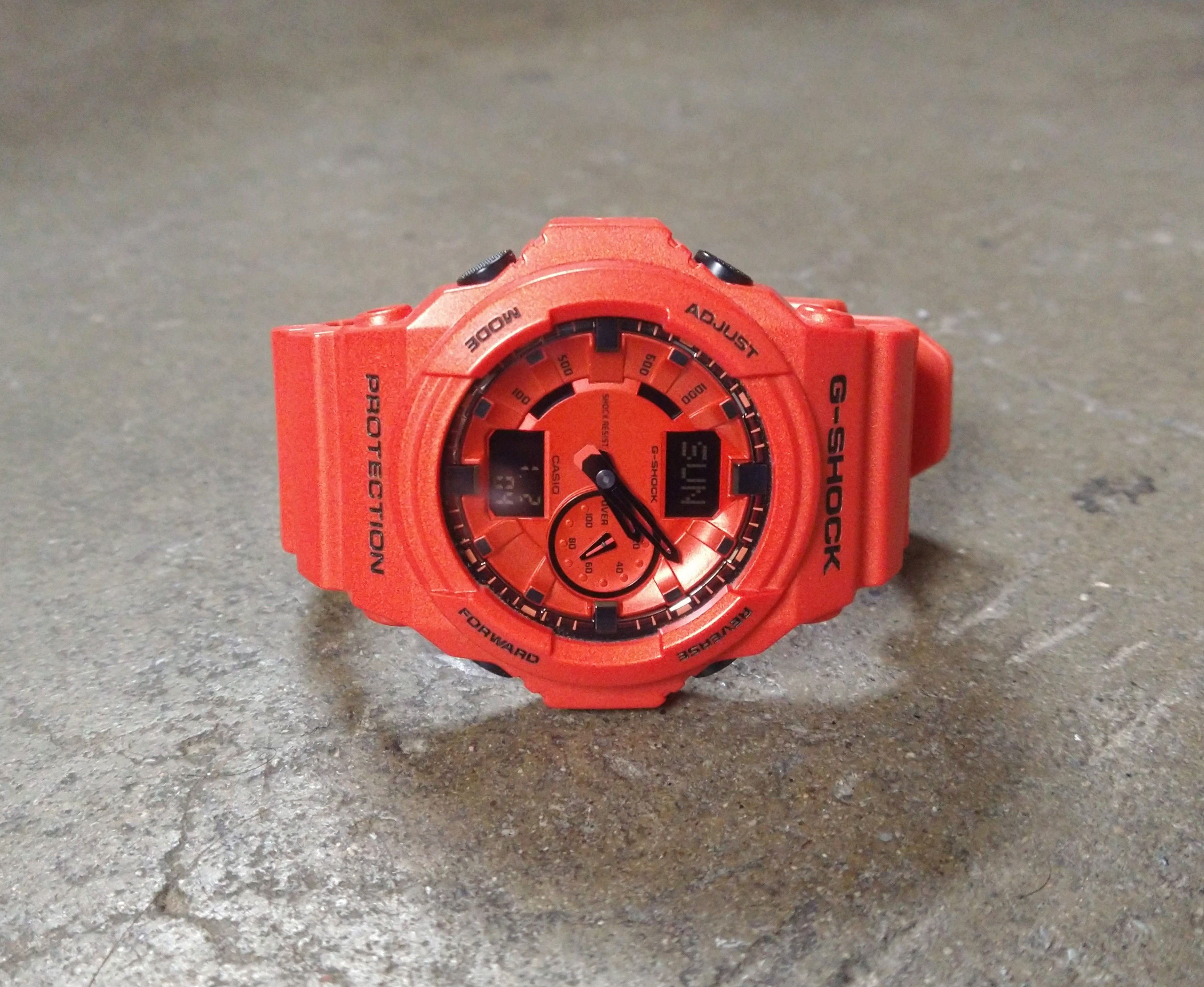 Casio × G Shock Casio G Shock GA-150A Orange Rubber Sports Watch | Grailed