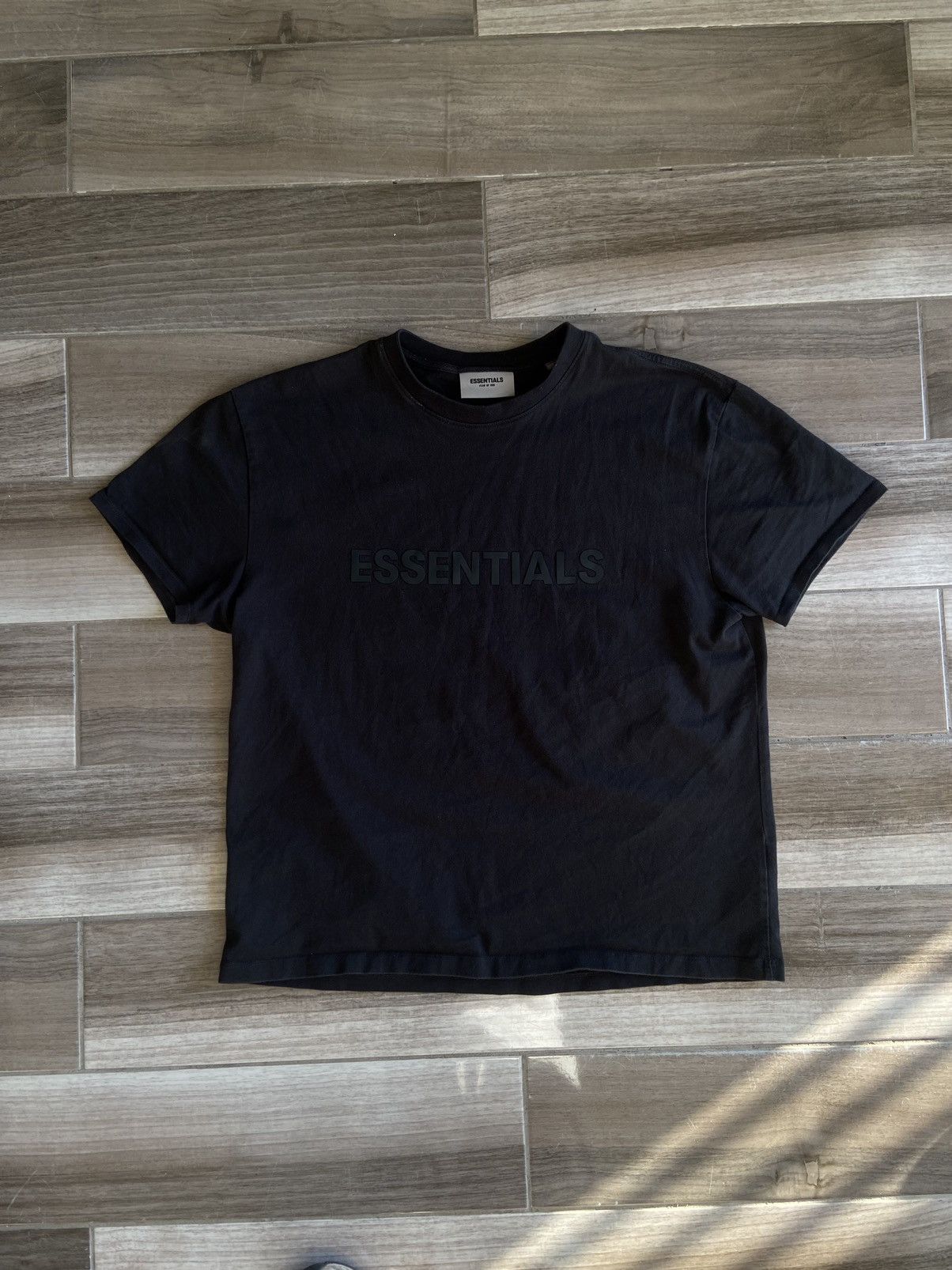 Essentials × Fear of God Fear Of God Essentials tshirt black | Grailed
